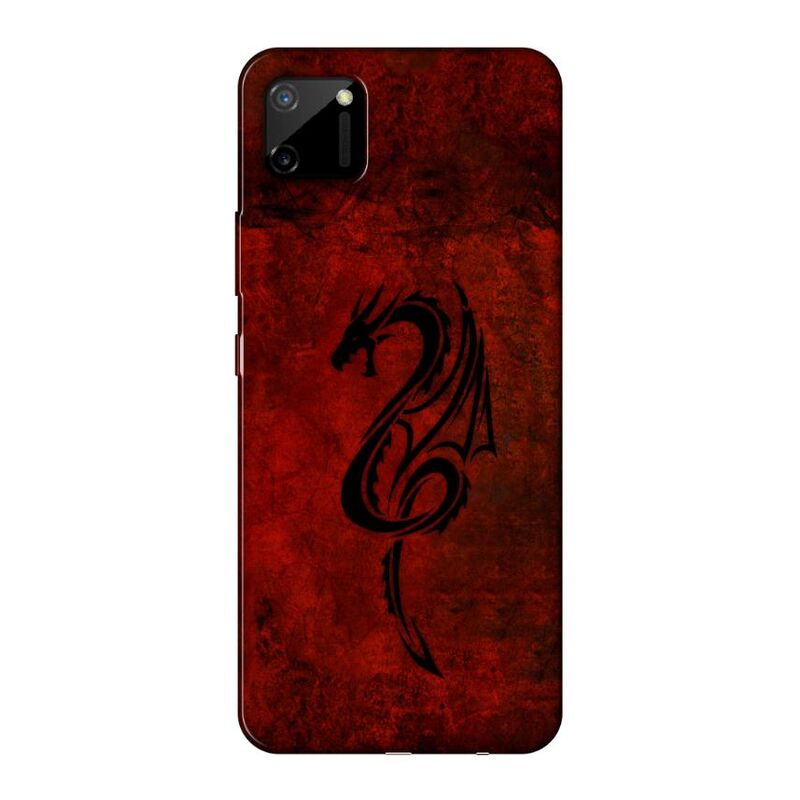 Realme C11 Kılıf Tasarla - Resimli Kılıfını Red Dragon Silikon Kılıf