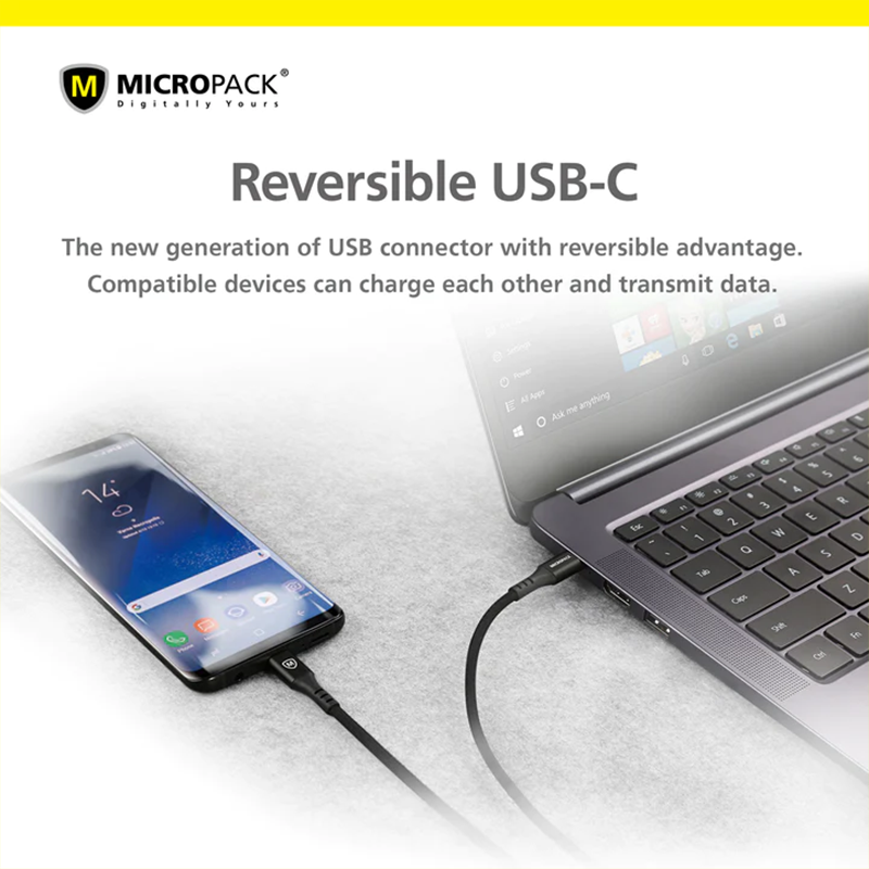 Micropack MC-CC23 USB-C To Type-C Kablo Dara Aksesuar