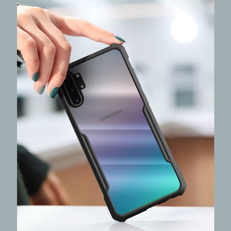 Samsung Galaxy Note 10 Plus Kılıf Kırmızı Zebana ShockProof Silikon Kılıf