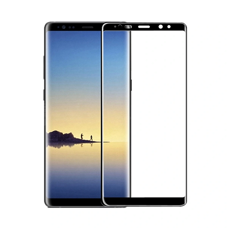 Samsung Galaxy Note 8 Kılıf Siyah Polymer Nano Ekran Koruyucu