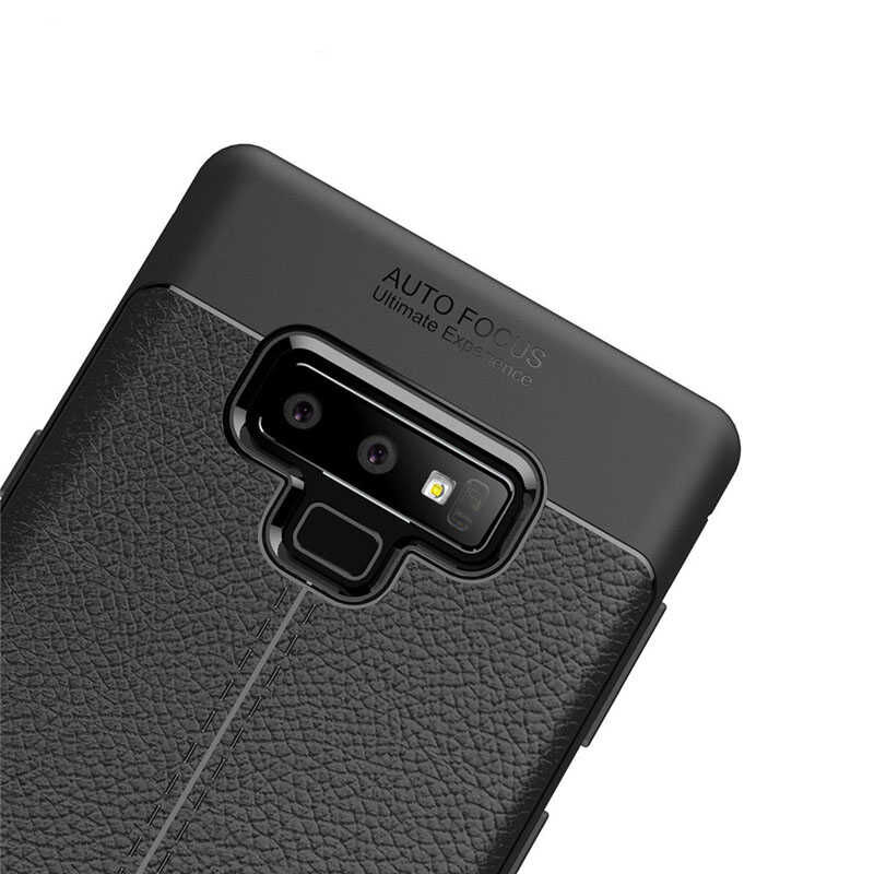 Samsung Galaxy Note 9 Kılıf Lacivert Auto Focus Silikon Kılıf
